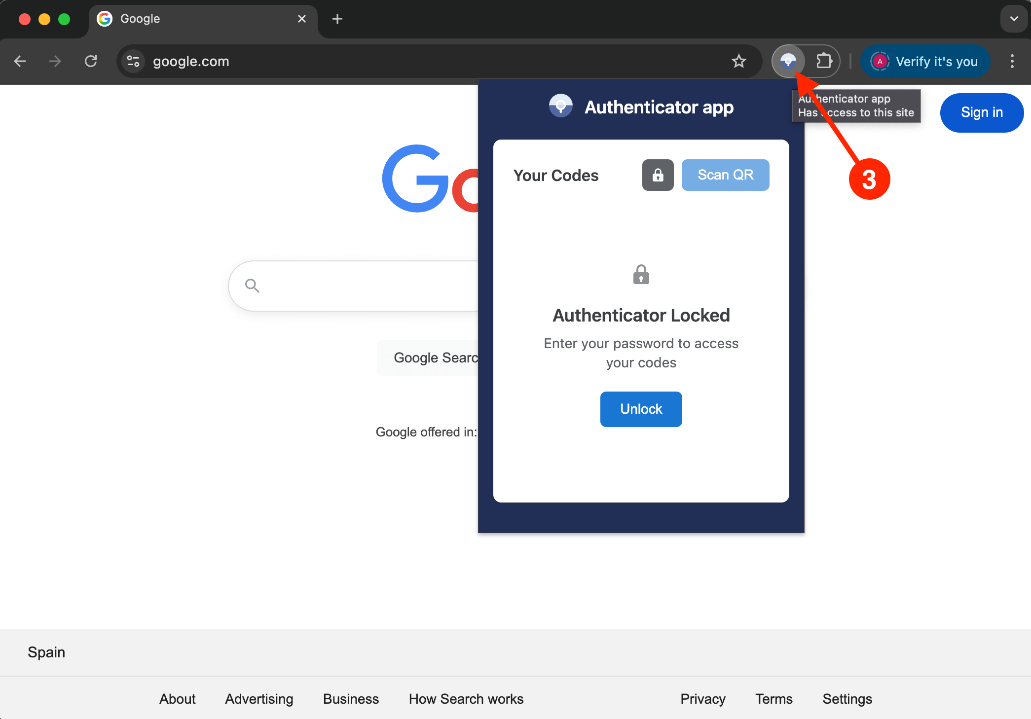 Authenticator app Installed!